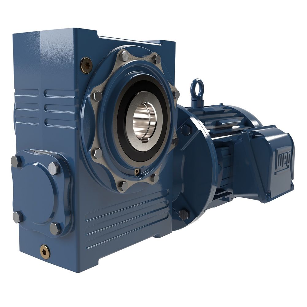 REDUTOR COROA E ROSCA SEM FIM REDUÇÃO 1:20 EIXO VAZADO M07 1 1:20 NCR ...