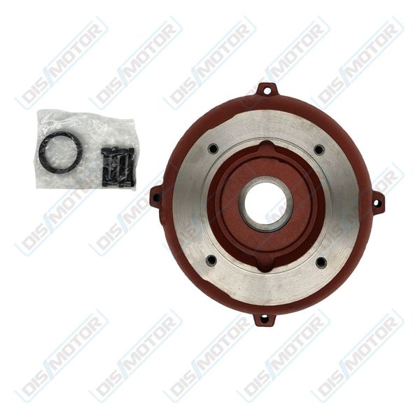 TAMPA FLANGEADA DIN C-160 CARCAÇA 112 W21 COM ANEL V'RING - dismotor