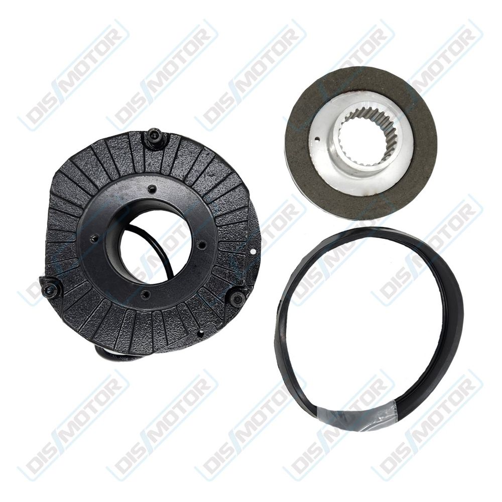 FREIO COMPLETO MOTOFREIO W22 WEG CARCAÇA 132 TENSÃO 205V 80 NM - dismotor